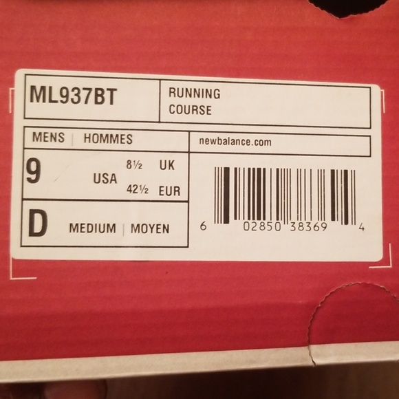 New Balance | Shoes | Size 9 Ml 937 Nb Sneakers | Poshmark